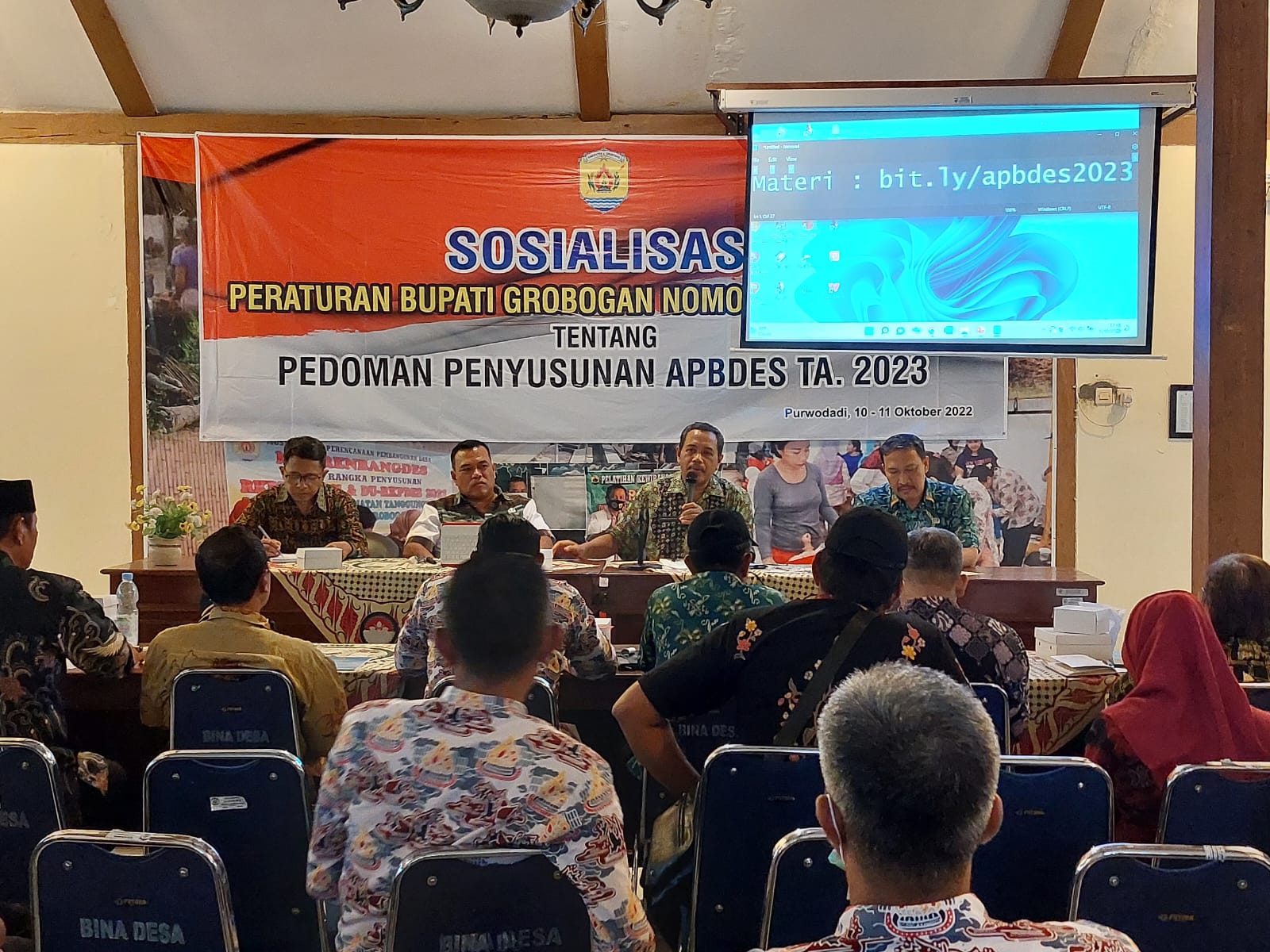 SOSIALISASI PEDOMAN PENYUSUNAN APBDes TAHUN ANGGARAN 2023 - Dinas ...